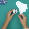 How to make fun flying construction paper ghosts - Twitchetts