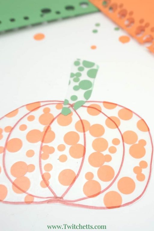 Pumpkin Themed Fine Motor Activity ~ Pumpkin Suncatcher - Twitchetts