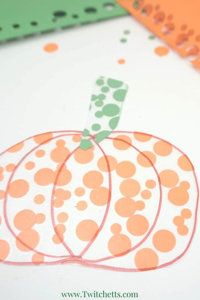 Pumpkin Themed Fine Motor Activity ~ Pumpkin Suncatcher - Twitchetts