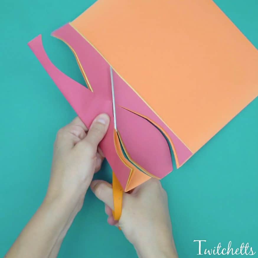 How to make a fun turkey rock craft using construction paper - Twitchetts