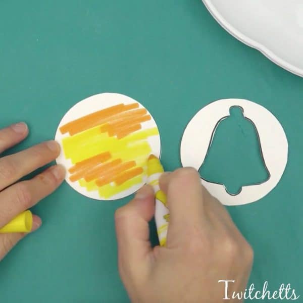 3 easy classroom Christmas ornament crafts made with 1 template