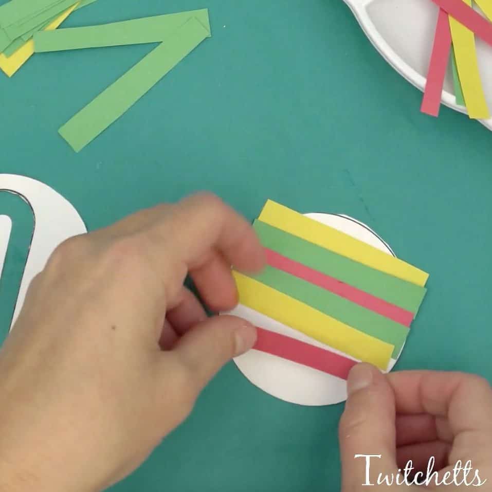 3 easy classroom Christmas ornament crafts made with 1 template