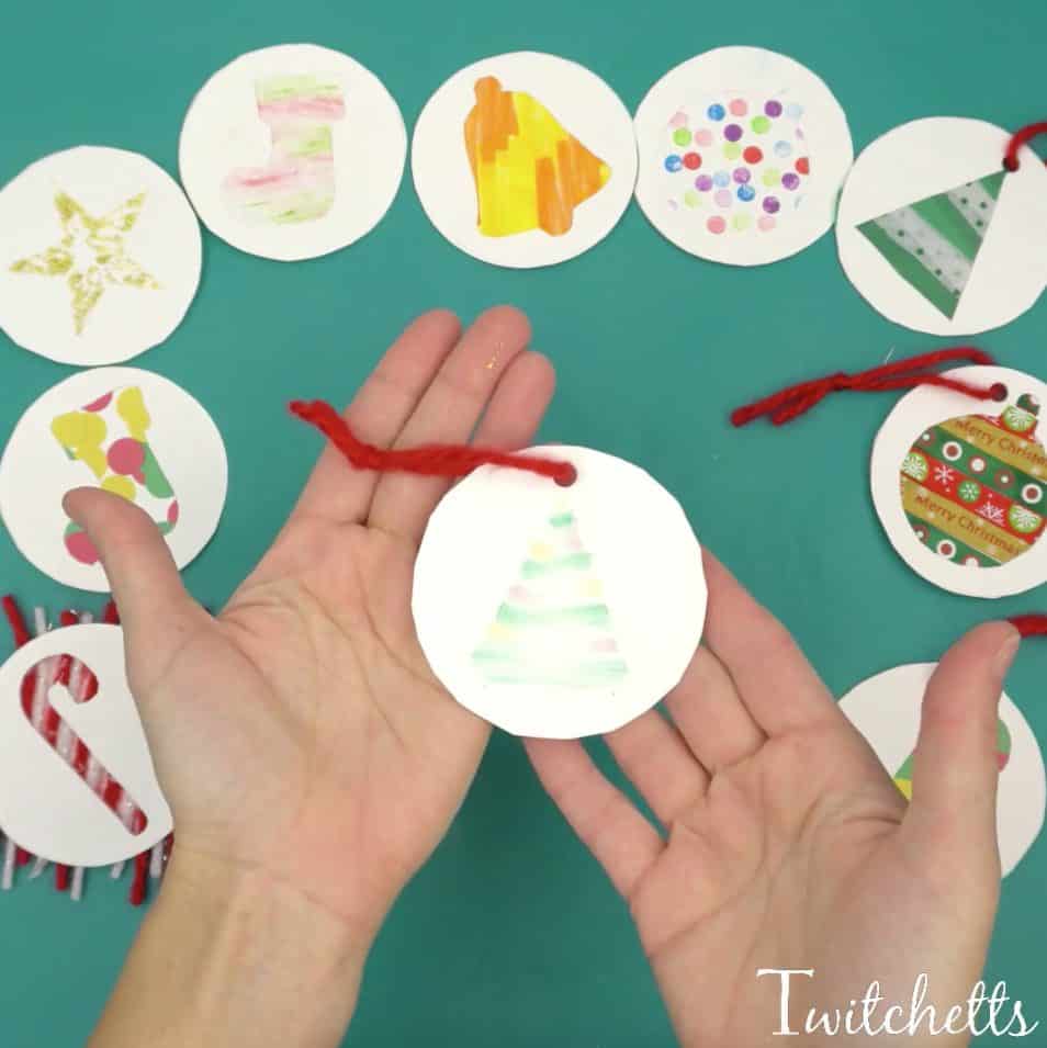 4 easy Christmas gift labels for kids to make - Twitchetts
