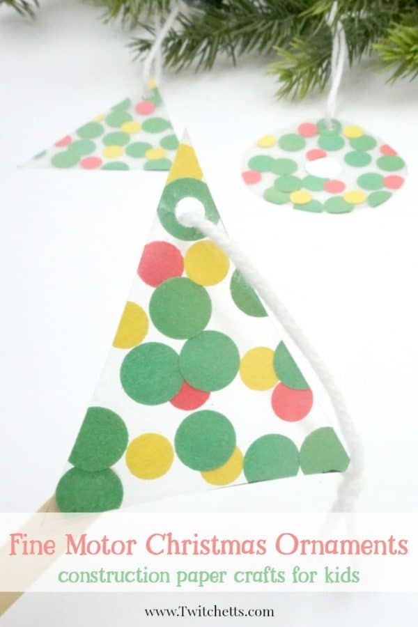 How to make simple suncatcher Christmas ornaments - Twitchetts