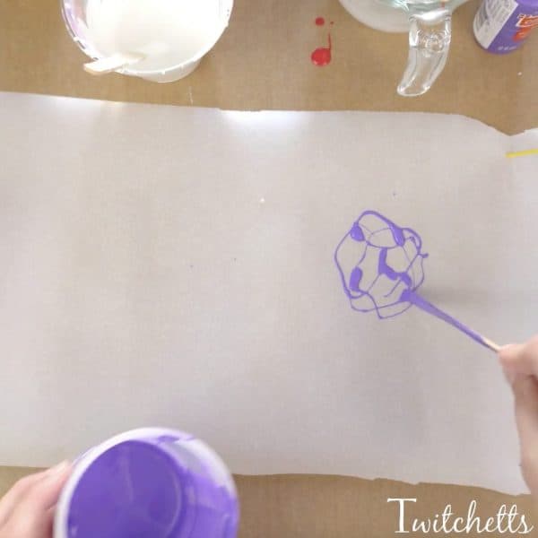 Press Painted Flowers ~ Creative Painting Ideas for Kids - Twitchetts