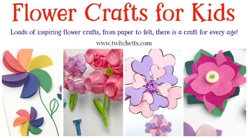 Giant Paper Flowers ~ Construction Paper Crafts for Kids - Twitchetts