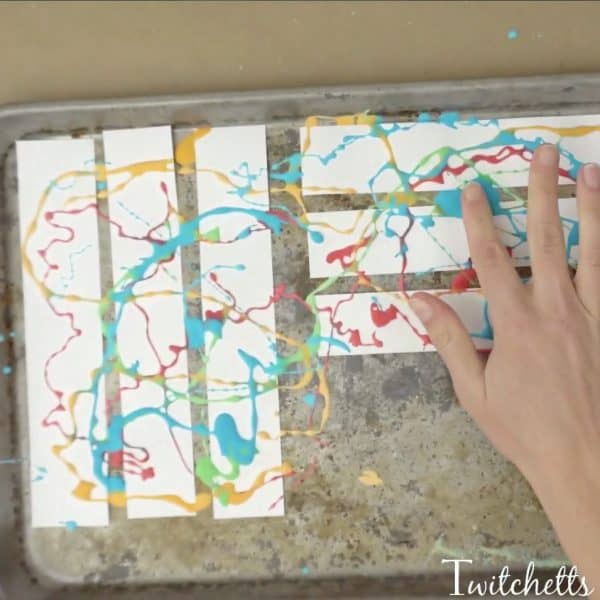Creative painting with Oobleck that's messy fun for kids - Twitchetts