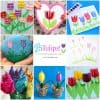 25 easy spring tulips crafts for kids to make this spring - Twitchetts