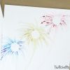 How to make sparkling firework art using mess-free glitter - Twitchetts