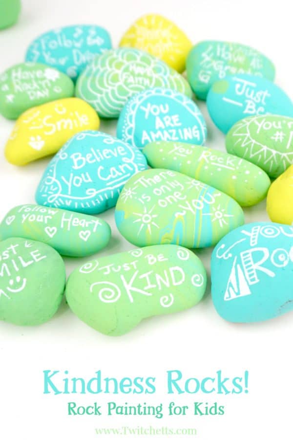 How to easily make kindness rocks with your kids. - Twitchetts