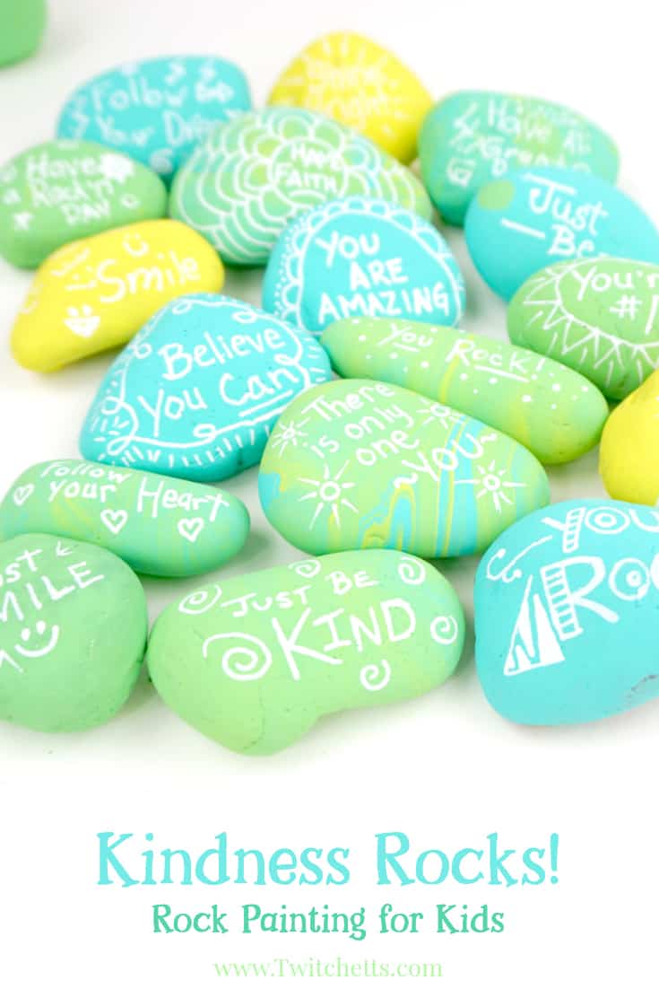 How to easily make kindness rocks with your kids. - Twitchetts