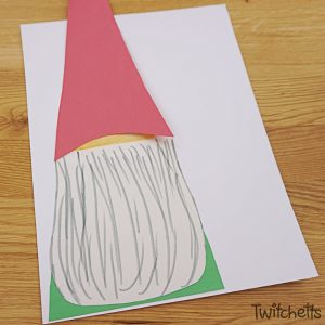 How to make an easy paper gnome craft - Twitchetts
