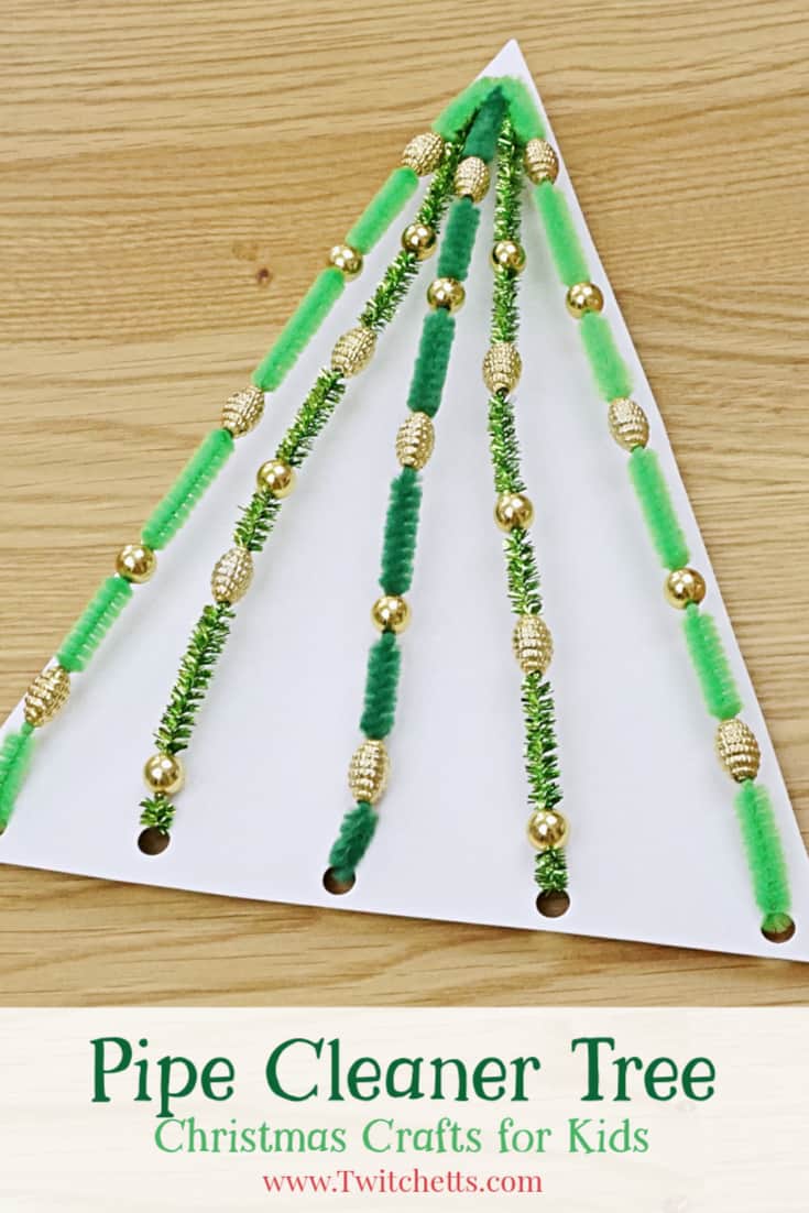 How to make a fun pipe cleaner Christmas tree activity - Twitchetts