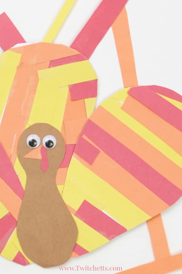 How to make a fun Thanksgiving turkey craft that builds scissor skills