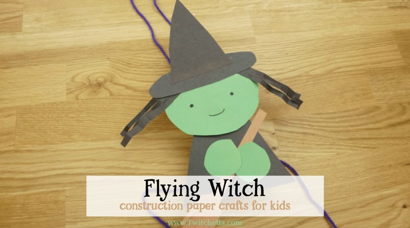 How to make a fun paper witch craftivity that kids will love - Twitchetts