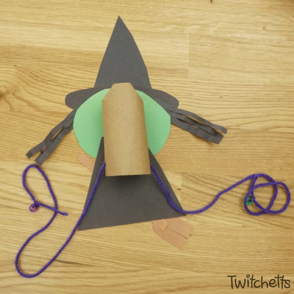 How to make a fun paper witch craftivity that kids will love - Twitchetts