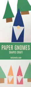How to use shapes to make paper gnomes - Twitchetts