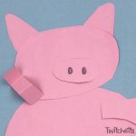 Easy Paper Pig Craft for Kids to Make - Twitchetts
