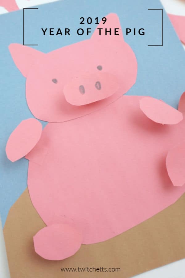 Easy Paper Pig Craft for Kids to Make - Twitchetts