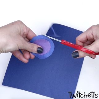 How To Make beautiful Kandinsky Art For Kids: Paper Flower Circles.