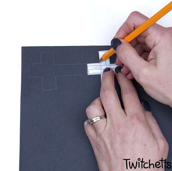 An easy Sunday school Easter craft of the 3 crosses - Twitchetts