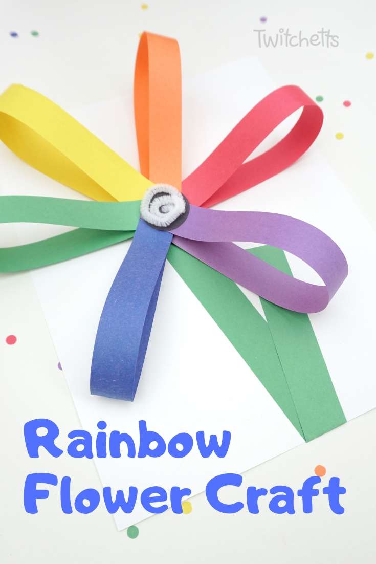 How to make giant rainbow paper flowers - Twitchetts