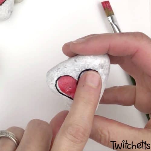 How to make this easy cross rock painting idea for kids - Twitchetts