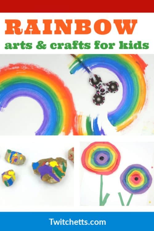 15 Easy Rainbow Arts and Crafts for kids - Twitchetts