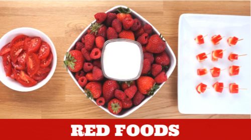 11 easy red snacks for preschool classrooms - Twitchetts