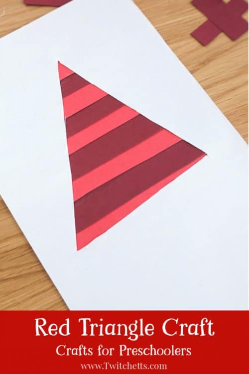 An easy red day art and craft for preschoolers - Twitchetts