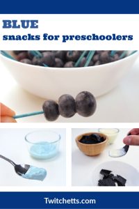 6 blue snacks for preschool - Twitchetts
