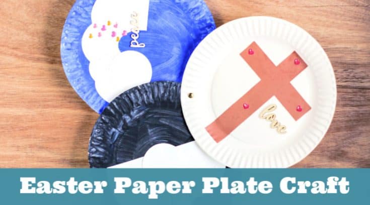 Resurrection paper plate craft, perfect for Sunday School (with template!)