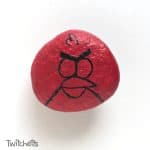 How to make Angry Birds painted rocks - Twitchetts