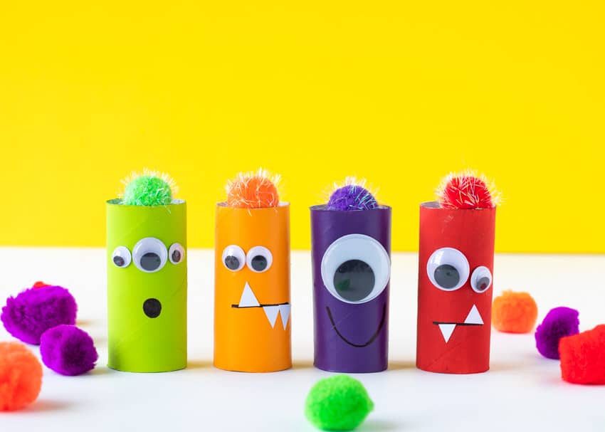 19 Easy Monster Crafts for Preschoolers: Super cute and not scary!