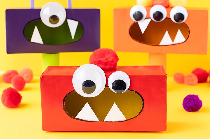 19 Easy Monster Crafts for Preschoolers: Super cute and not scary!
