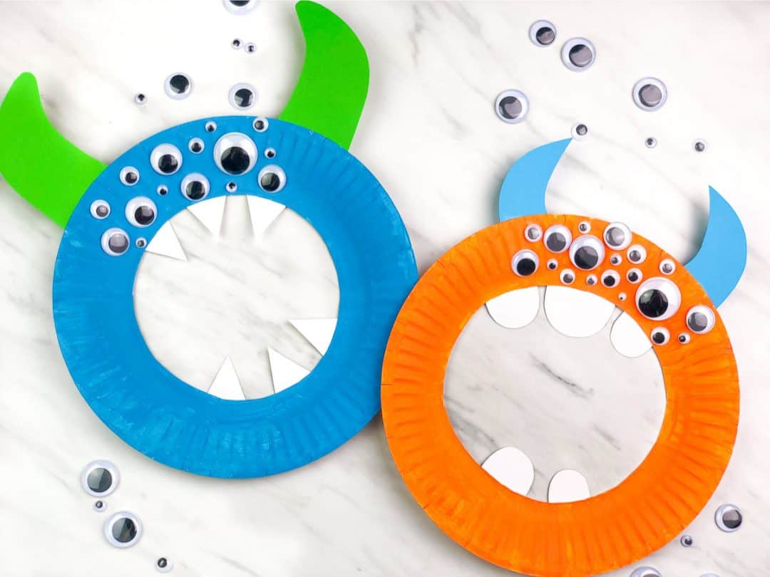 19 Easy Monster Crafts for Preschoolers: Super cute and not scary!