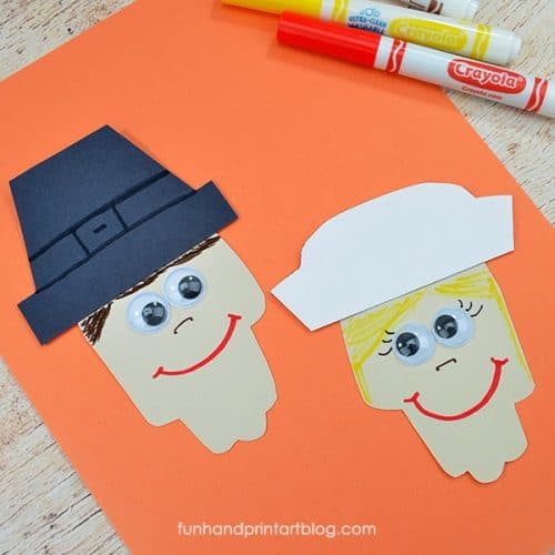 20 easy Thanksgiving construction paper crafts for kids - Twitchetts