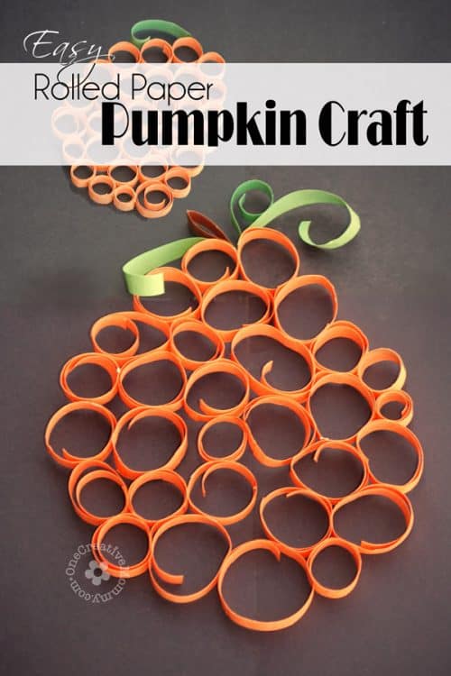 10 Easy pumpkin construction paper crafts for kids to make