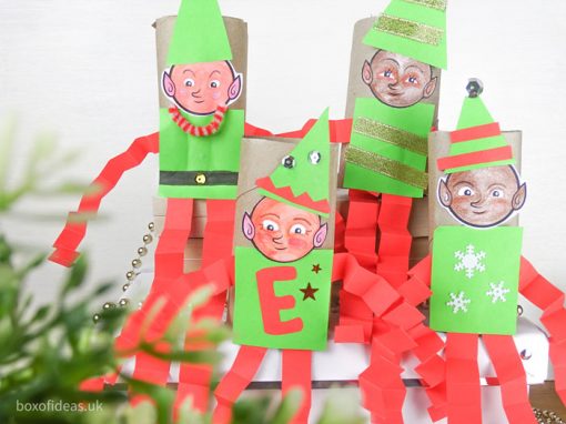 24 Easy Construction Paper Christmas Crafts - Twitchetts