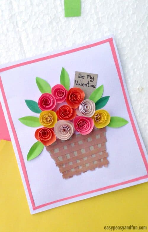 20 Construction Paper Valentine Crafts For Kids - Twitchetts