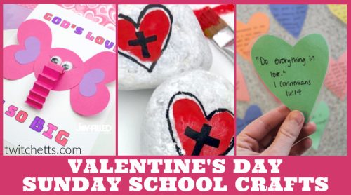 7 Sunday School Valentine Crafts for Kids - Twitchetts