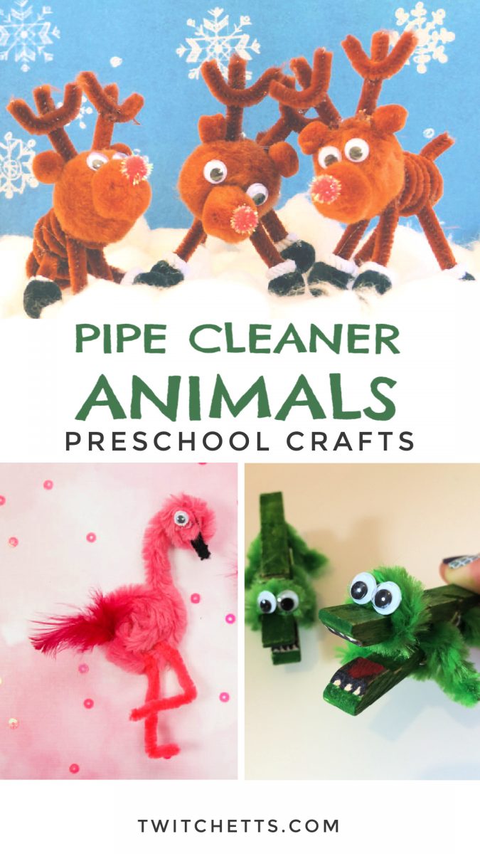 26 easy Pipe Cleaner Animals for kids to make - Twitchetts