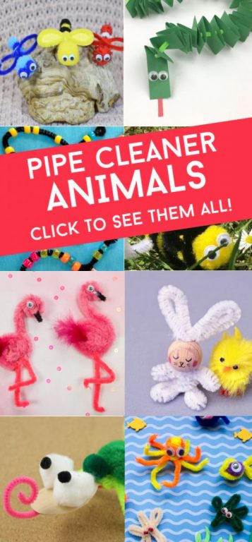 26 easy Pipe Cleaner Animals for kids to make - Twitchetts