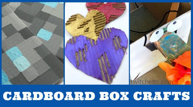 12 awesome cardboard crafts for kids to make and play with - Twitchetts