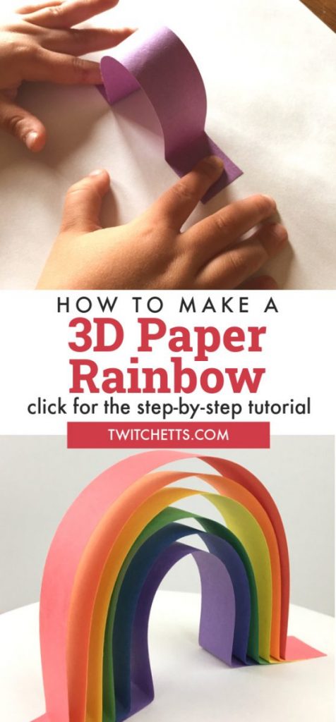 How to make simple 3D rainbow art that is amazing - Twitchetts