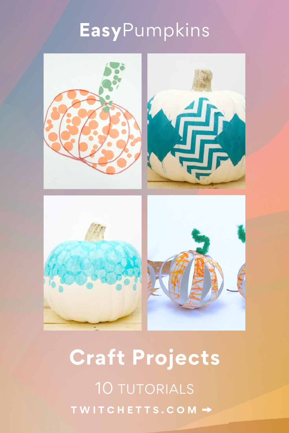 10 Easy Pumpkin Crafts and Activities for kids to make - Twitchetts