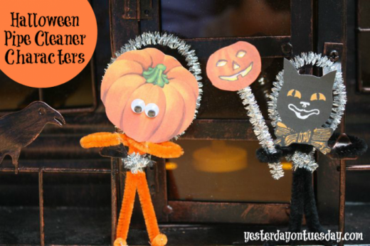 9 Easy Halloween Pipe Cleaner Crafts for kids to make - Twitchetts