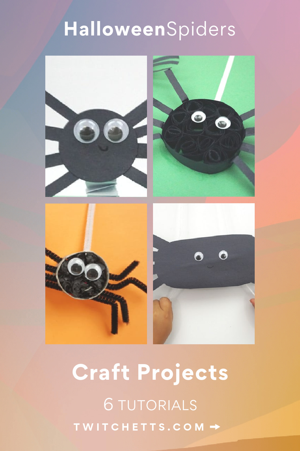 6 Easy Spider Crafts For Kids To Make - Twitchetts
