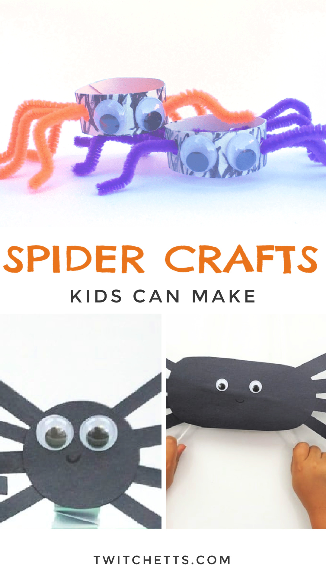 6 Easy Spider Crafts For Kids To Make - Twitchetts