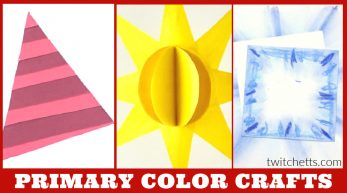 7 easy crafts to teach primary colors for kids - Twitchetts